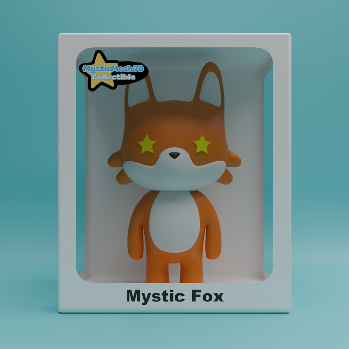 3D Printable Mystic Fox by MysticMesh3D