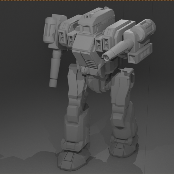 3D Printable EchoTech- FiveJack Support Fire Mech by Echo Technica