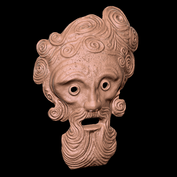 3D Printable 🎭 MASK OF THE FATHER – DARK SOULS 1 - WALL DISPLAY AND ...