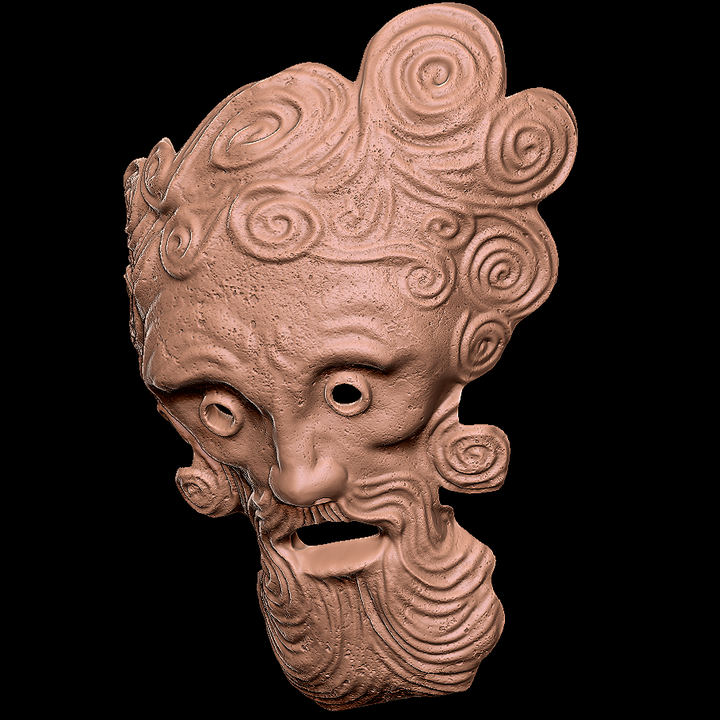 3D Printable 🎭 MASK OF THE FATHER – DARK SOULS 1 - WALL DISPLAY AND ...