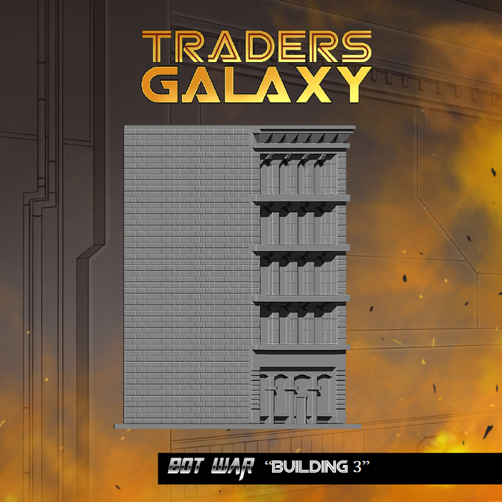 3D Printable Terrain - City Building 3 by Traders Galaxy Miniatures and ...