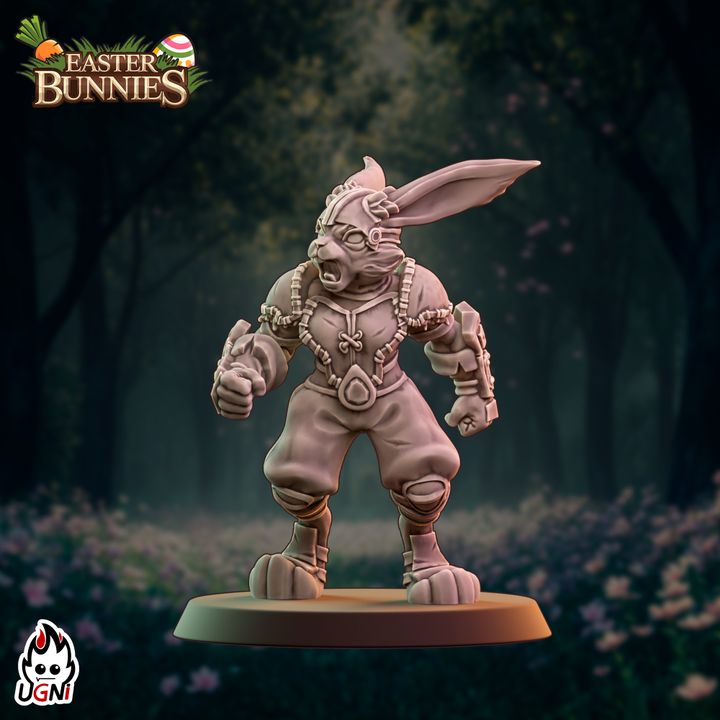 3D Printable Lineman #07 - Easter Bunnies (Frogmen proxy) - UGNI ...