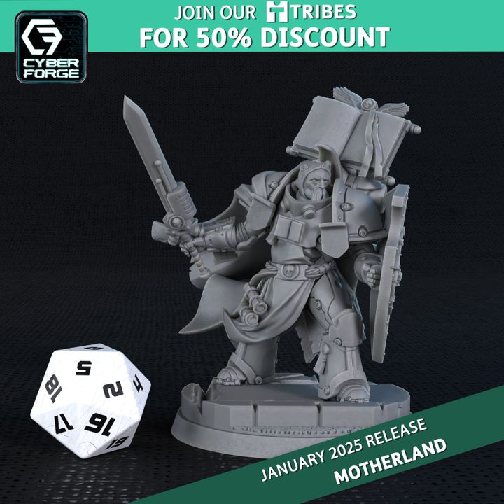 3D Printable Lord Drake Aldor - Motherland - Cyber Forge Miniatures ...