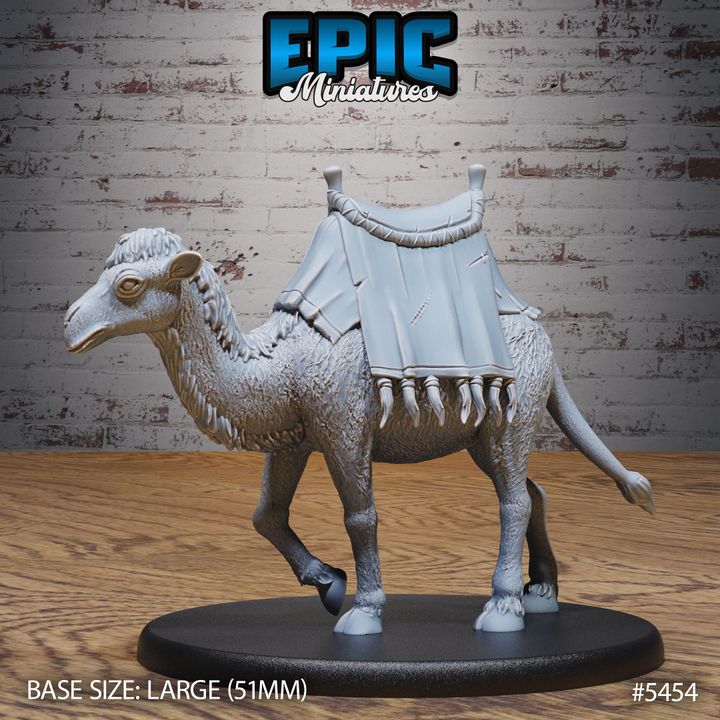 3D Printable Camel Set / Desert Companion / Dromedary Animal / Desert ...