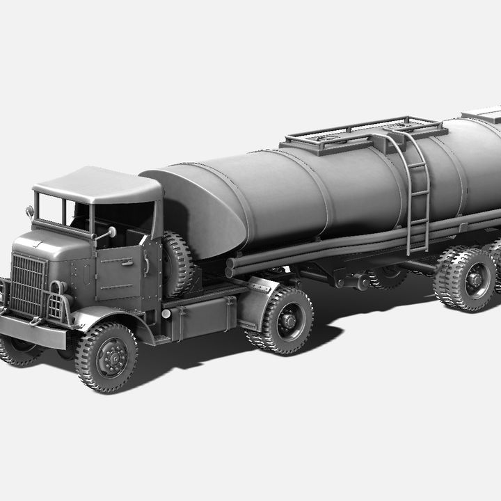 3D Printable STL PACK - 15 HEAVY TRANSPORTERS+TRAILERS of WW2 (Volume 1 ...