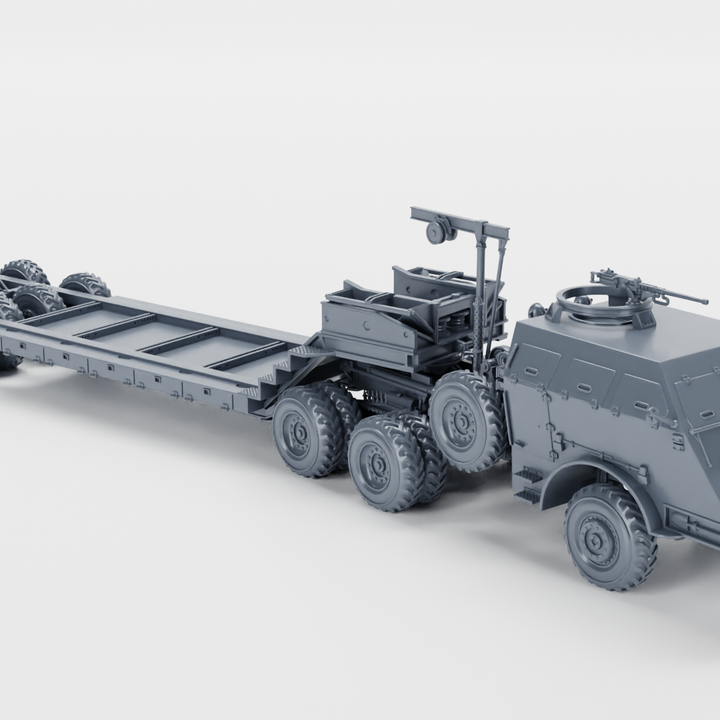 3D Printable STL PACK - 15 HEAVY TRANSPORTERS+TRAILERS of WW2 (Volume 1 ...