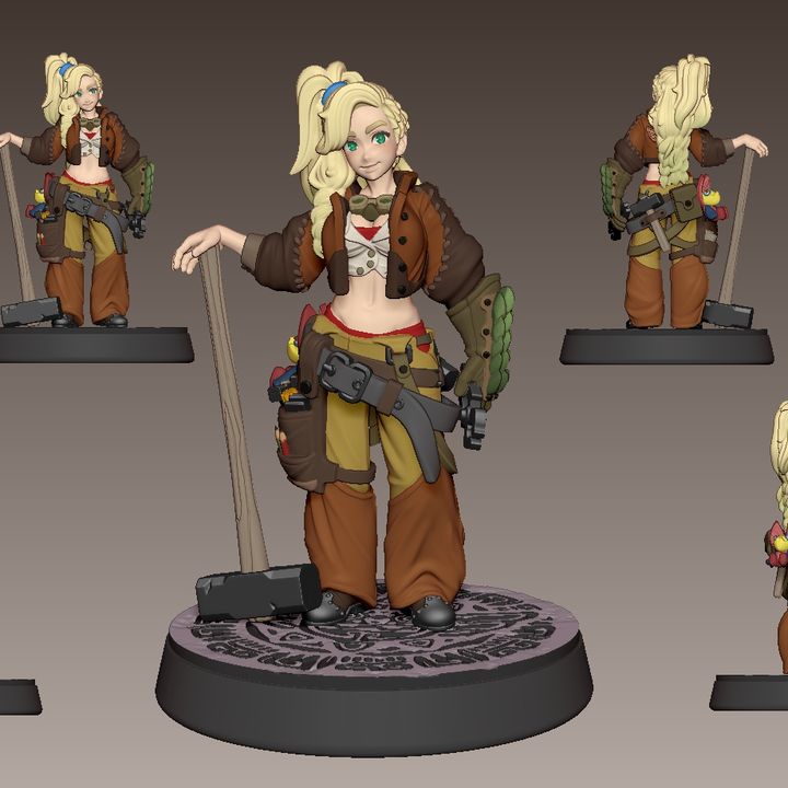 3D Printable Miss Forge by LPOMC