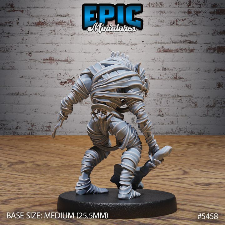 3D Printable Gnoll Mummy / Undead Hyena Hybrid / Humanoid Dune Race ...