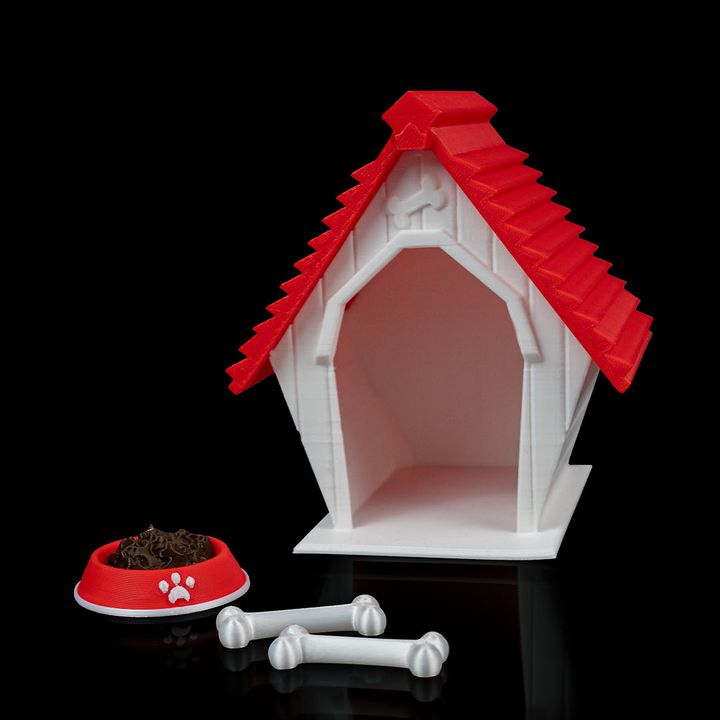 3D Printable Dog House Props by Stlflix