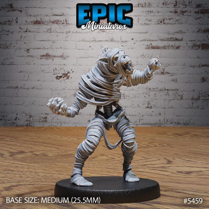 3D Printable Gnoll Mummy Set / Undead Hyena Hybrid / Humanoid Dune Race ...