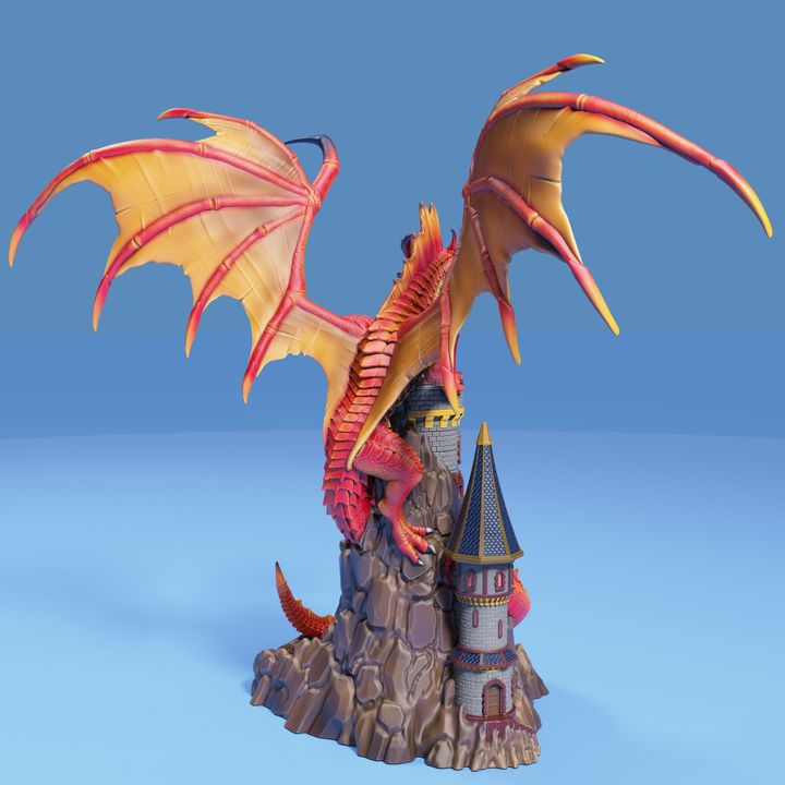 3D Printable Dragon Lair Dice Tower / Board Game Equipment / Magic ...