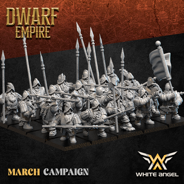 3D Printable OLD WORLD PIKEDWARF - DWARF EMPIRE (MARCH 2025 CAMPAIGN ...