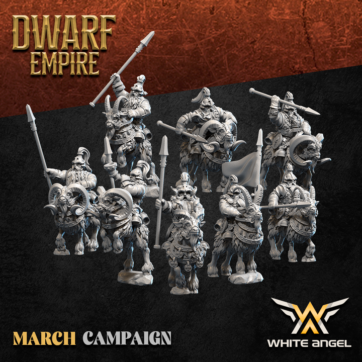 3D Printable DWARF GOAT - DWARF EMPIRE (MARCH 2025 CAMPAIGN) by WHITE ...