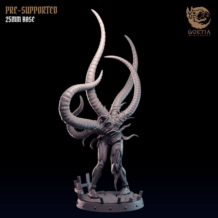 3D Printable Parasited Straitjacket Cultist 2 by Goetia Miniatures