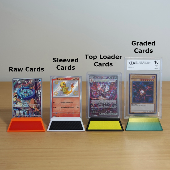 3D Printable Mystic TCG Card Stand by MysticMesh3D