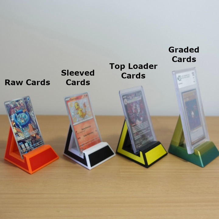 3D Printable Mystic TCG Card Stand by MysticMesh3D