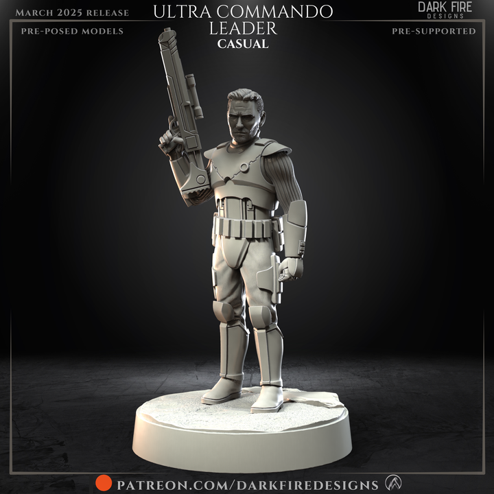 3D Printable Ultra Commando Leader by Dark Fire Designs
