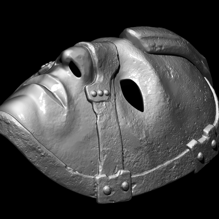 3D Printable 🎭 MASK OF THE LOST SINNER – DARK SOULS 2 – PENAL MASK PROP ...