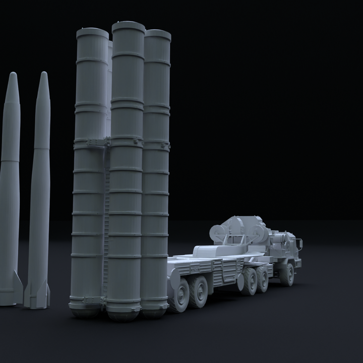 3D Printable Russian 5P85TM TEL for S400 SAM by The Military Industrial Complex