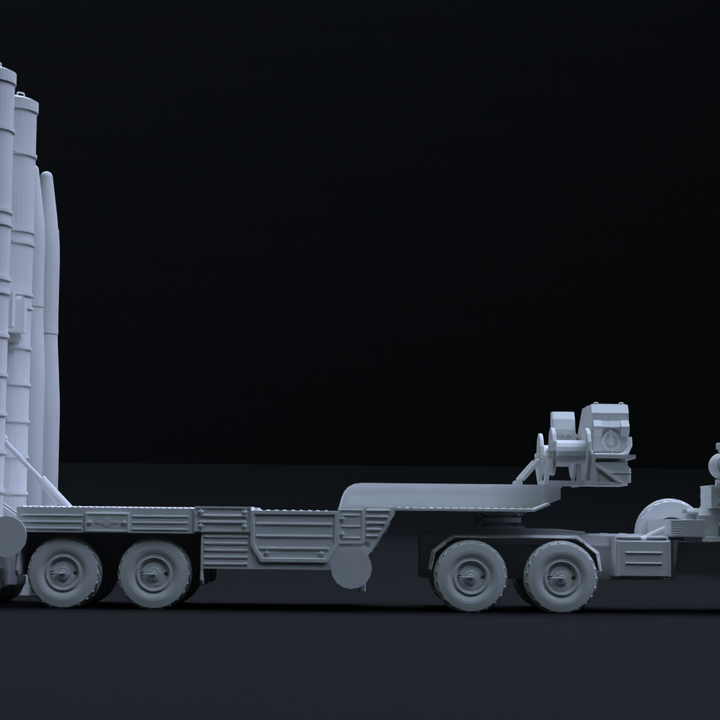 3D Printable Russian 5P85TM TEL for S400 SAM by The Military Industrial Complex