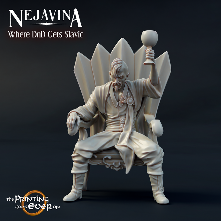 3D Printable Kaduk - Slavic Devil Aristocrat - Presupported by The ...