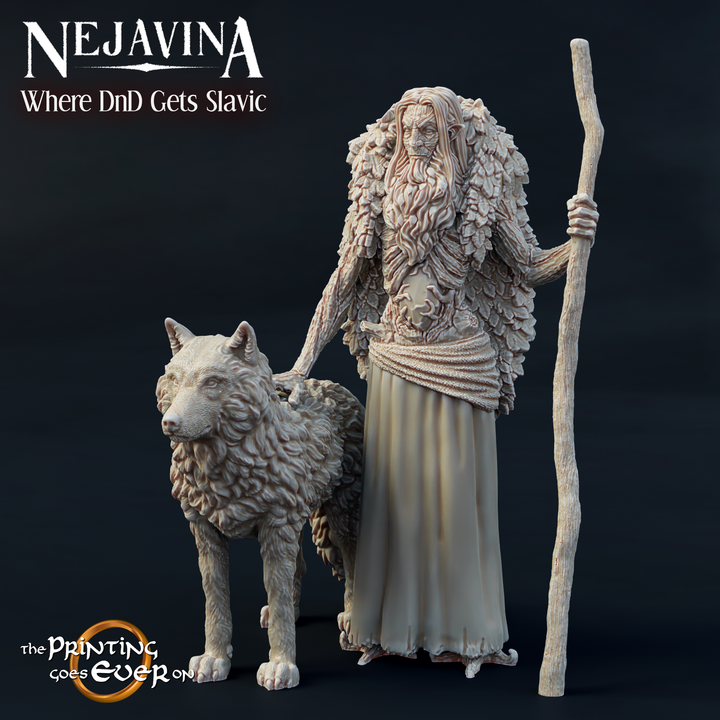 3D Printable Lešy - Slavic Forest Guardian - Presupported by The ...