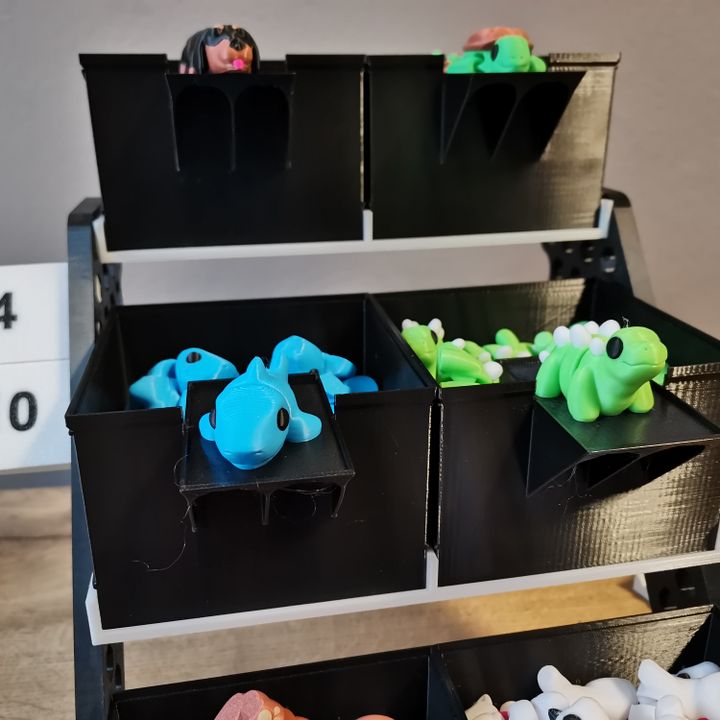 3D Printable Mini container mod for display shelf by BT3D&DeusCat