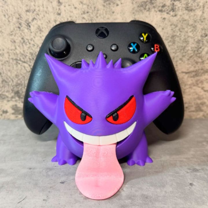3D Printable GENGAR HOLDER CONTROLLER - BY COLORS by Aslan