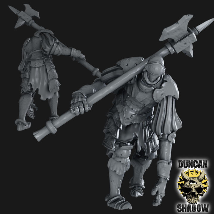 3D Printable Death Knights (Pre Supported) by Duncan Shadow