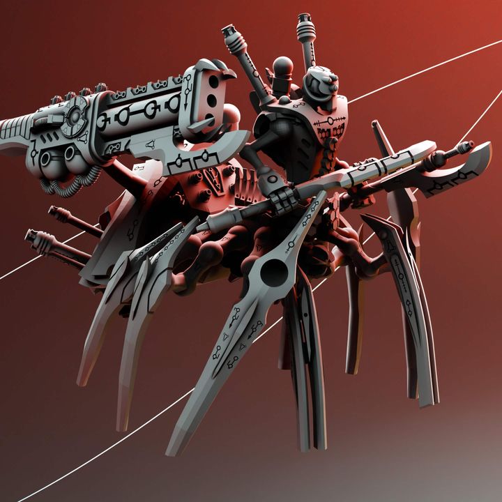 3D Printable Heavy Destroyers from the Eternal Dynasty - A Grimdark Sci ...