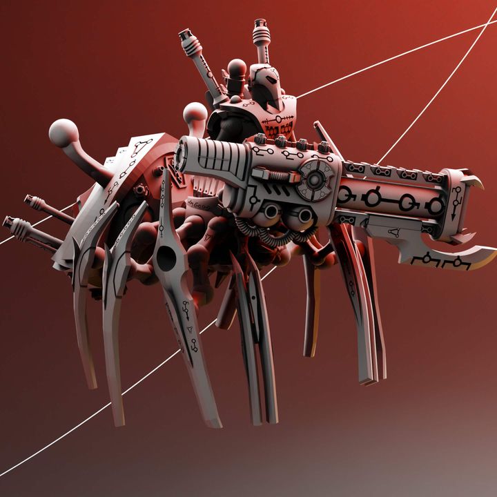 3D Printable Heavy Destroyers from the Eternal Dynasty - A Grimdark Sci ...