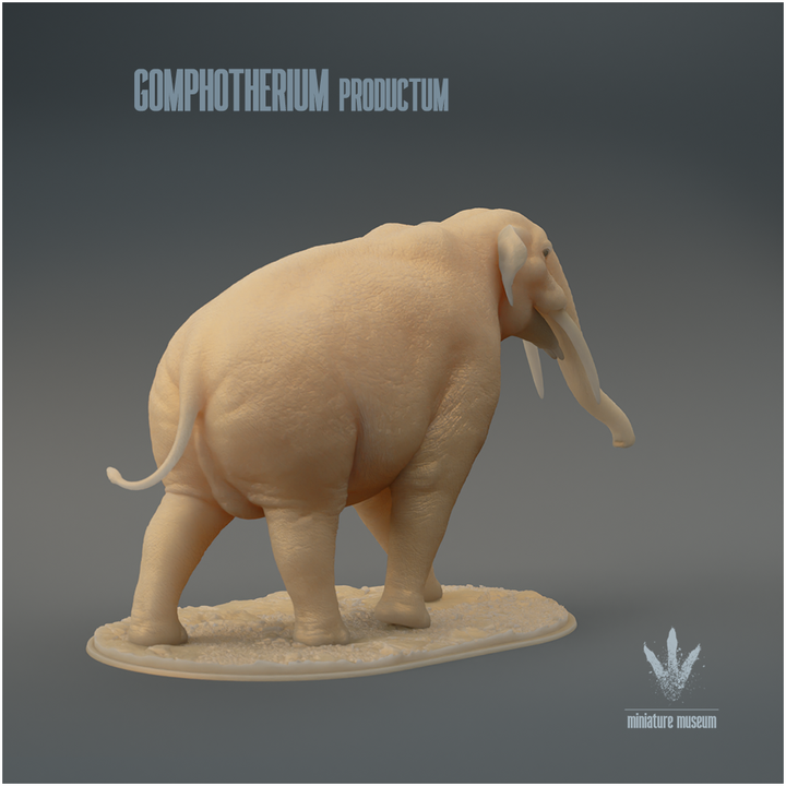 3D Printable Gomphotherium productum : The Nail Beast by Miniature Museum