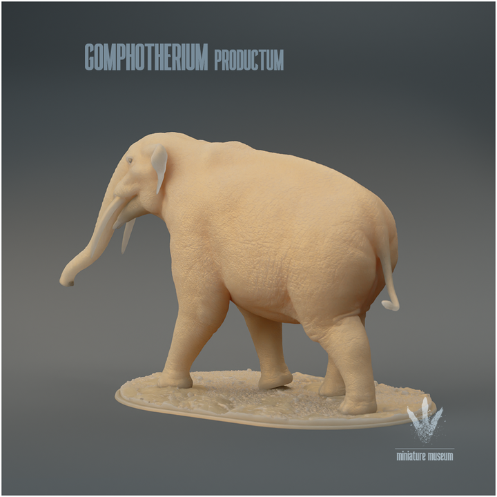3D Printable Gomphotherium productum : The Nail Beast by Miniature Museum