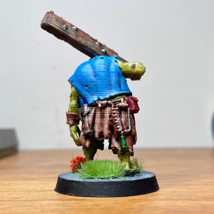 3D Print of The Miller Zombie brute (Pre Supported) by RedBeardMiniatures