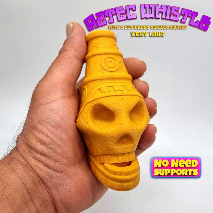 3D Printable Aztec Whistles by 3dFabrik