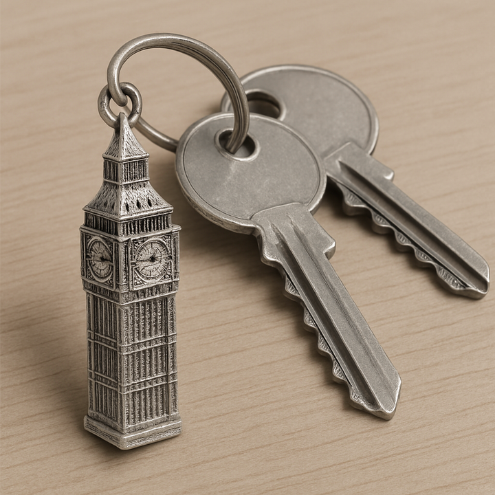 3D Printable Big Ben Tower Keychain by muguet
