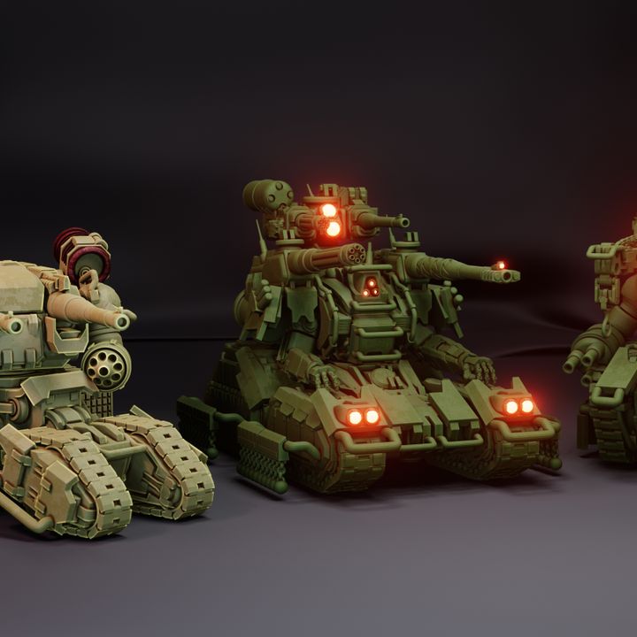 3D Printable Apollo tank type by Crimson Steel Mechworks