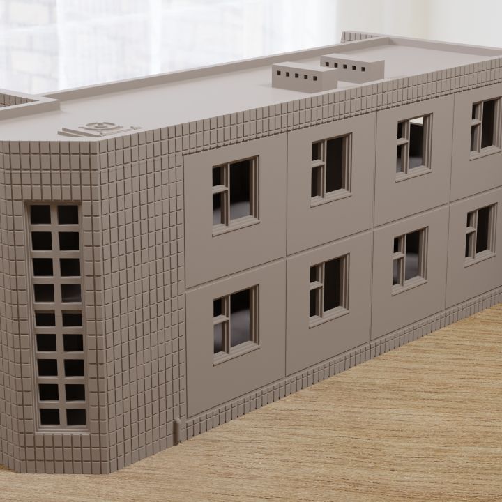 3D Printable Soviet Small Leasure Hotel - Zona Alfa Miniature Wargaming ...