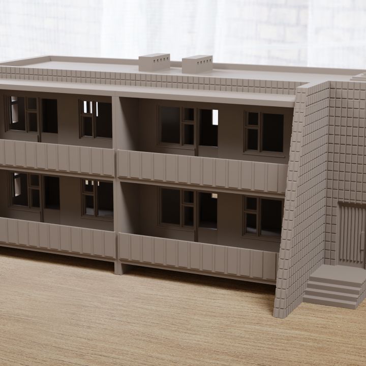 3D Printable Soviet Small Leasure Hotel - Zona Alfa Miniature Wargaming ...