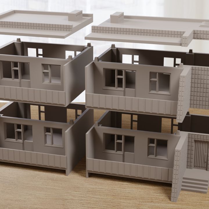 3D Printable Soviet Small Leasure Hotel - Zona Alfa Miniature Wargaming ...