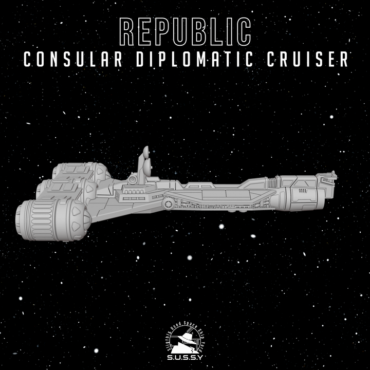 3D Printable Consular C70 charger / Consular diplomatic cruiser by ...