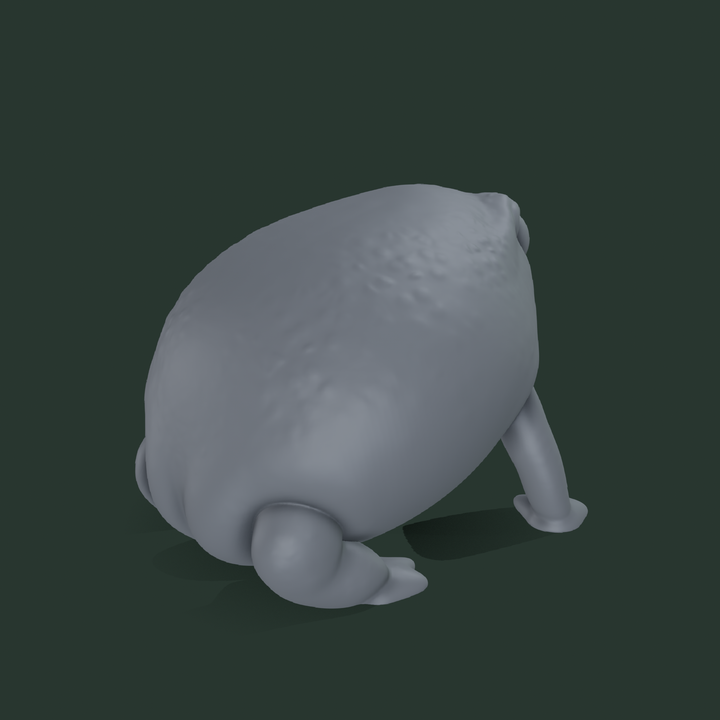 3D Printable Round Frog by Eldritch Alchemist