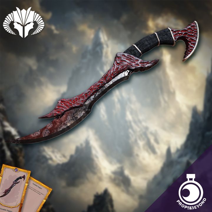 3D Printable Demonic Dagger by Props&Beyond