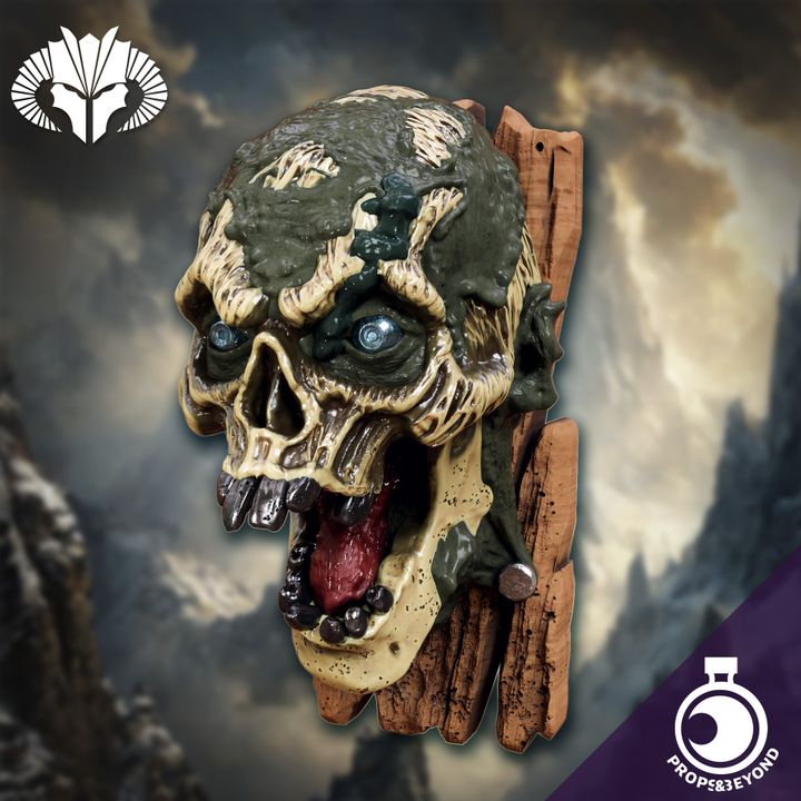 3D Printable Draugr Head - Monster Trophy by Props&Beyond