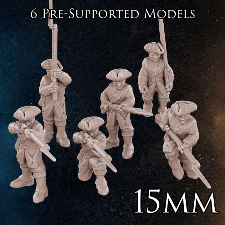 3D Printable 15mm - Infantry - Early Colonial British - Napoleonic by ...