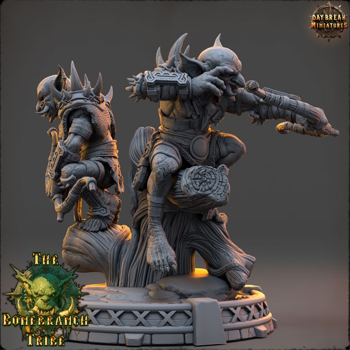 3D Printable The Bonebranch Tribe - COMPLETE PACK by Daybreak Miniatures