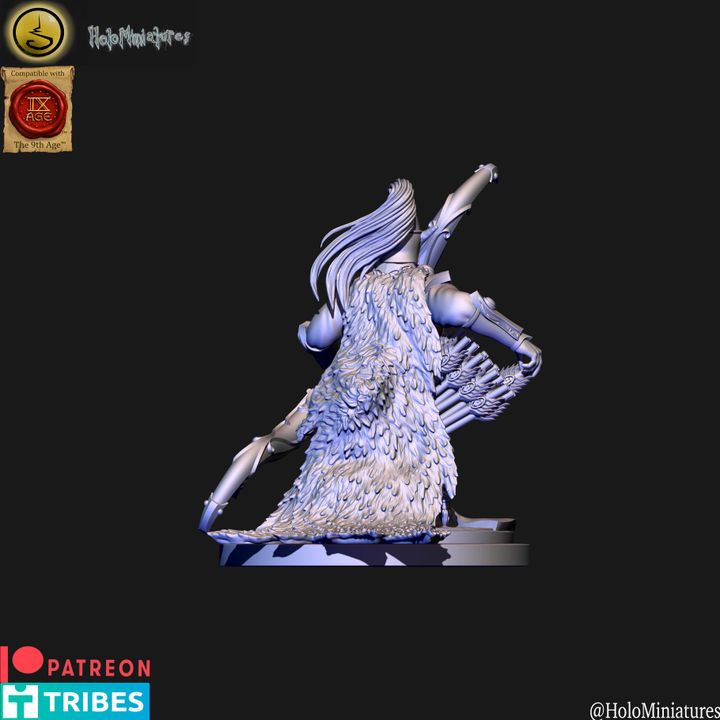 3D Printable High Elves Archers unit + Lion order upgrades (elf) by ...