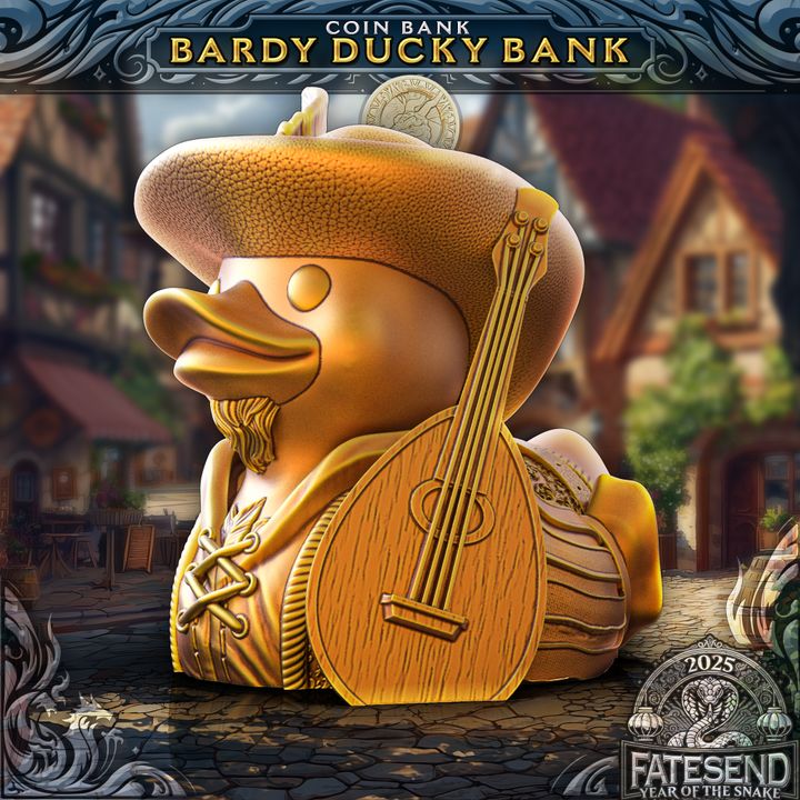 3D Printable Bardy Ducky (Coin Bank) by FatesEnd