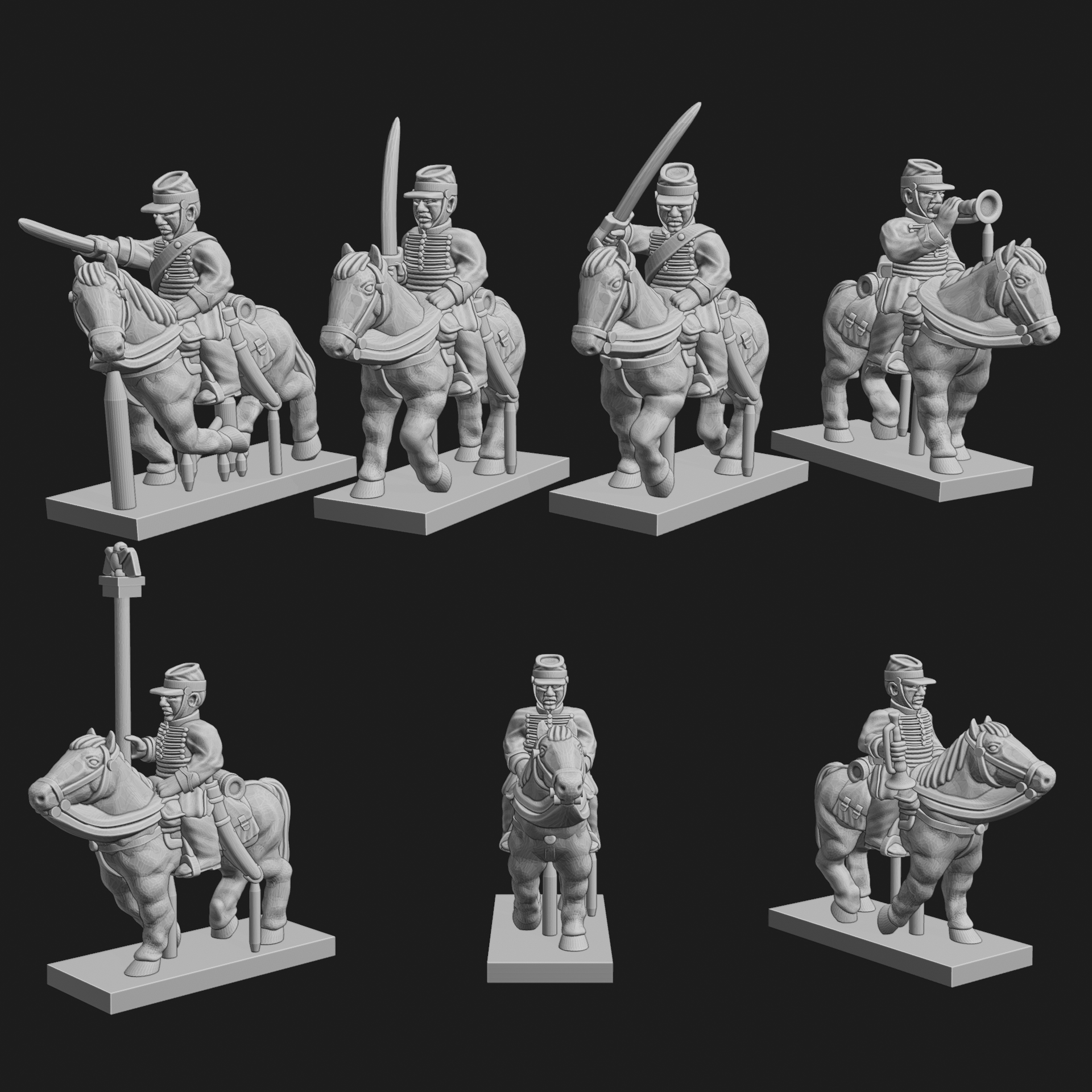 French FPW Hussars 1870-71 FPW-FR-12