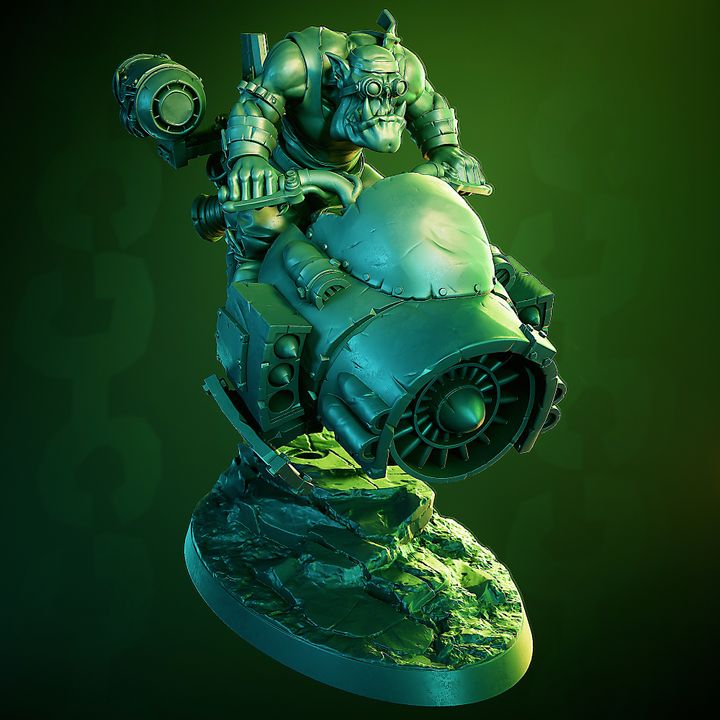 3D Printable MrModulork's GyroJet A by MrModulork